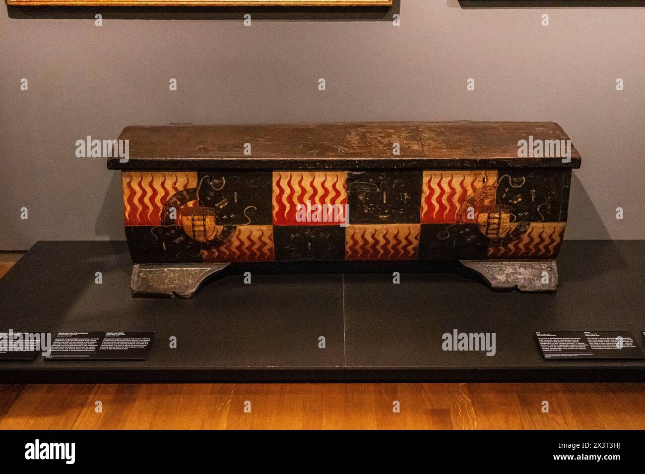 Poplar wood painted chest hi-res stock photography and images - Alamy