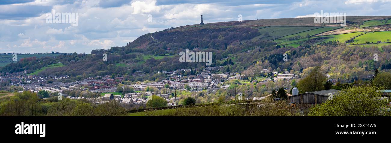 Countryside panoramic image of Edenfield in Greater Manchester Stock ...