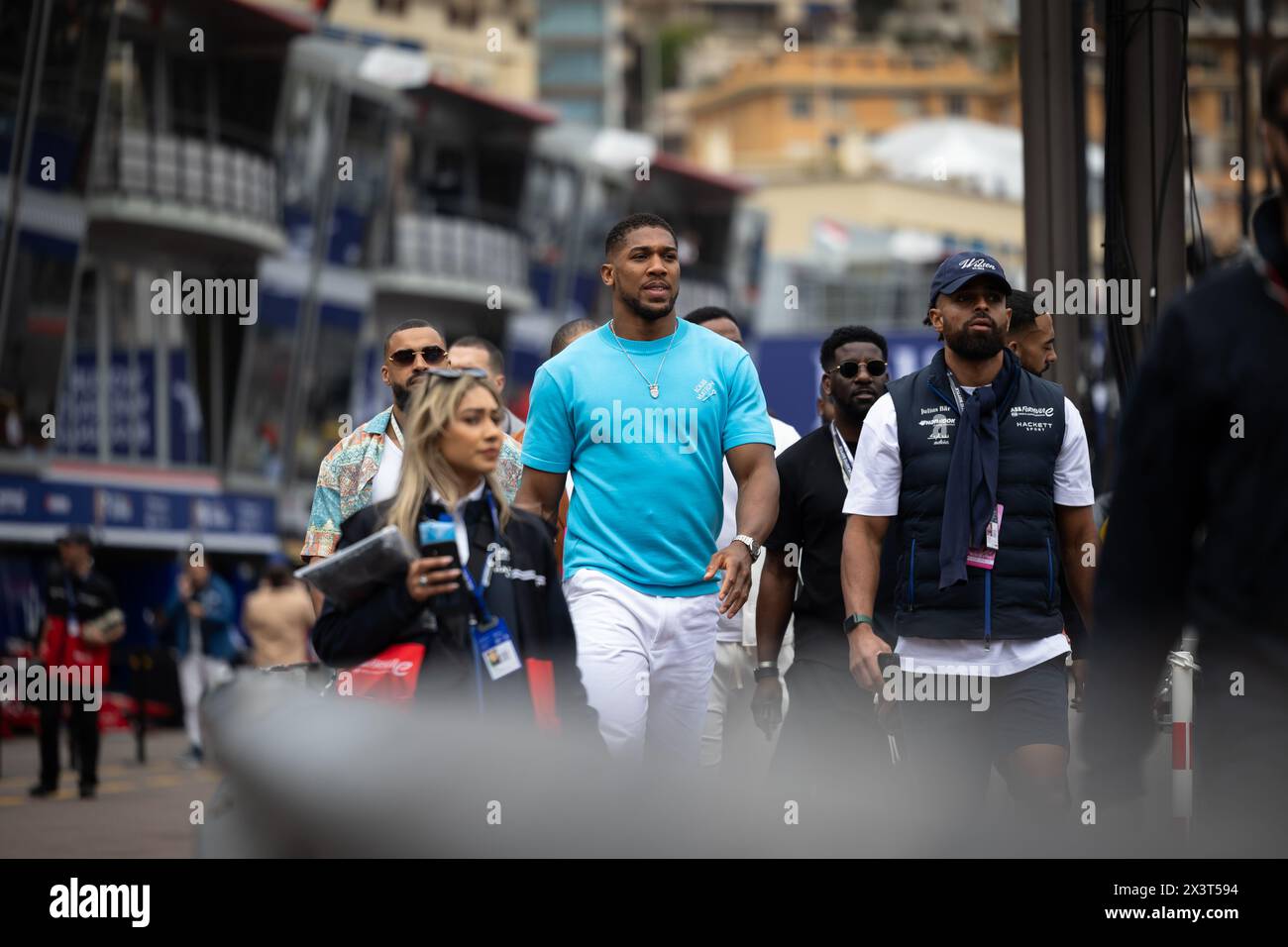 Anthony Joshua (gbr), boxer during the 2024 Monaco ePrix, 6th meeting ...