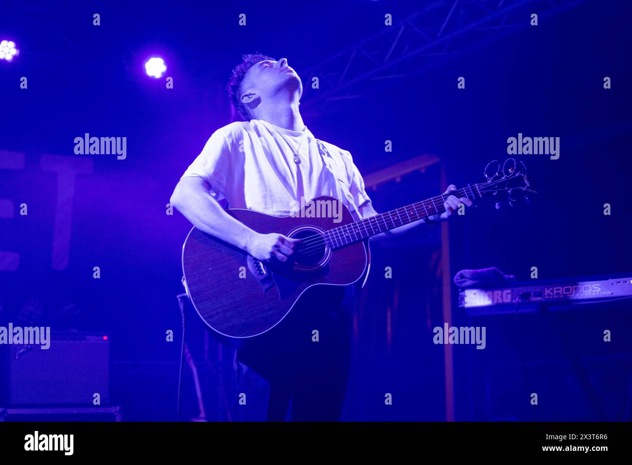 Harry Draper of British music duo Seafret performs live at Circolo ...