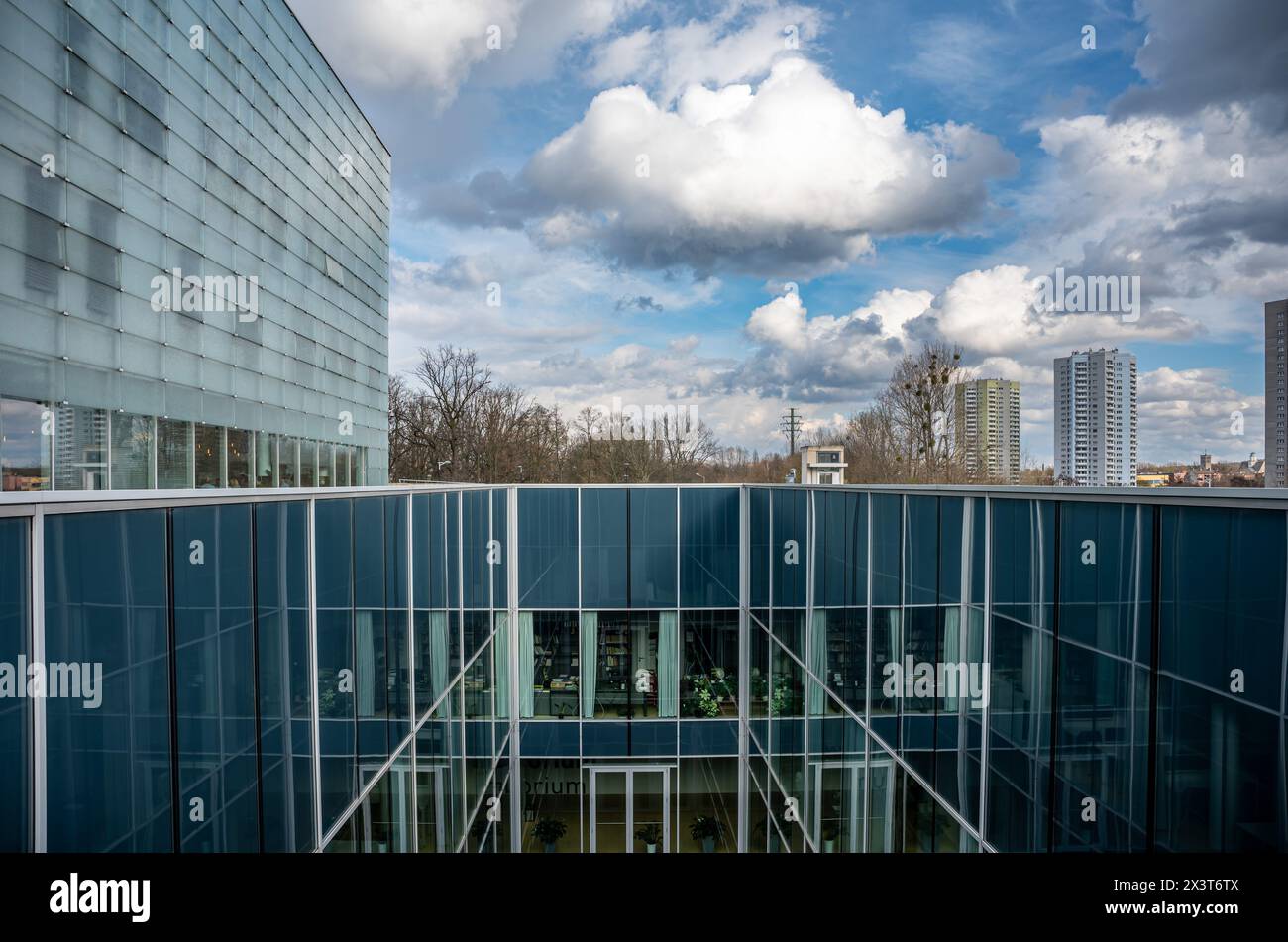 Katowice, Silesian, Poland, March 24, 2024 - Building of the Silesian ...