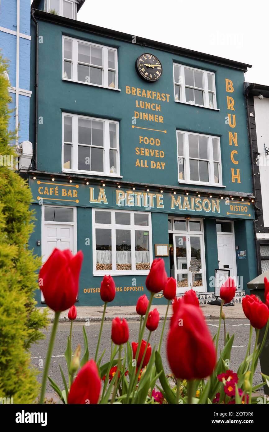 La Petite Maison Restaurant, Brixham Harbour, Devon, UK Stock Photo - Alamy
