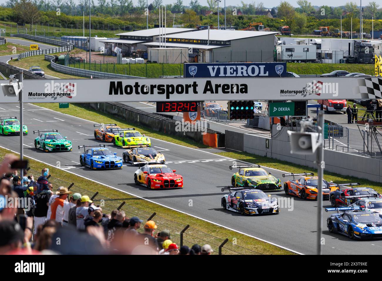 Oschersleben , Germany. 29th April, 2024. Scenic view fast Mercedes BMW ...