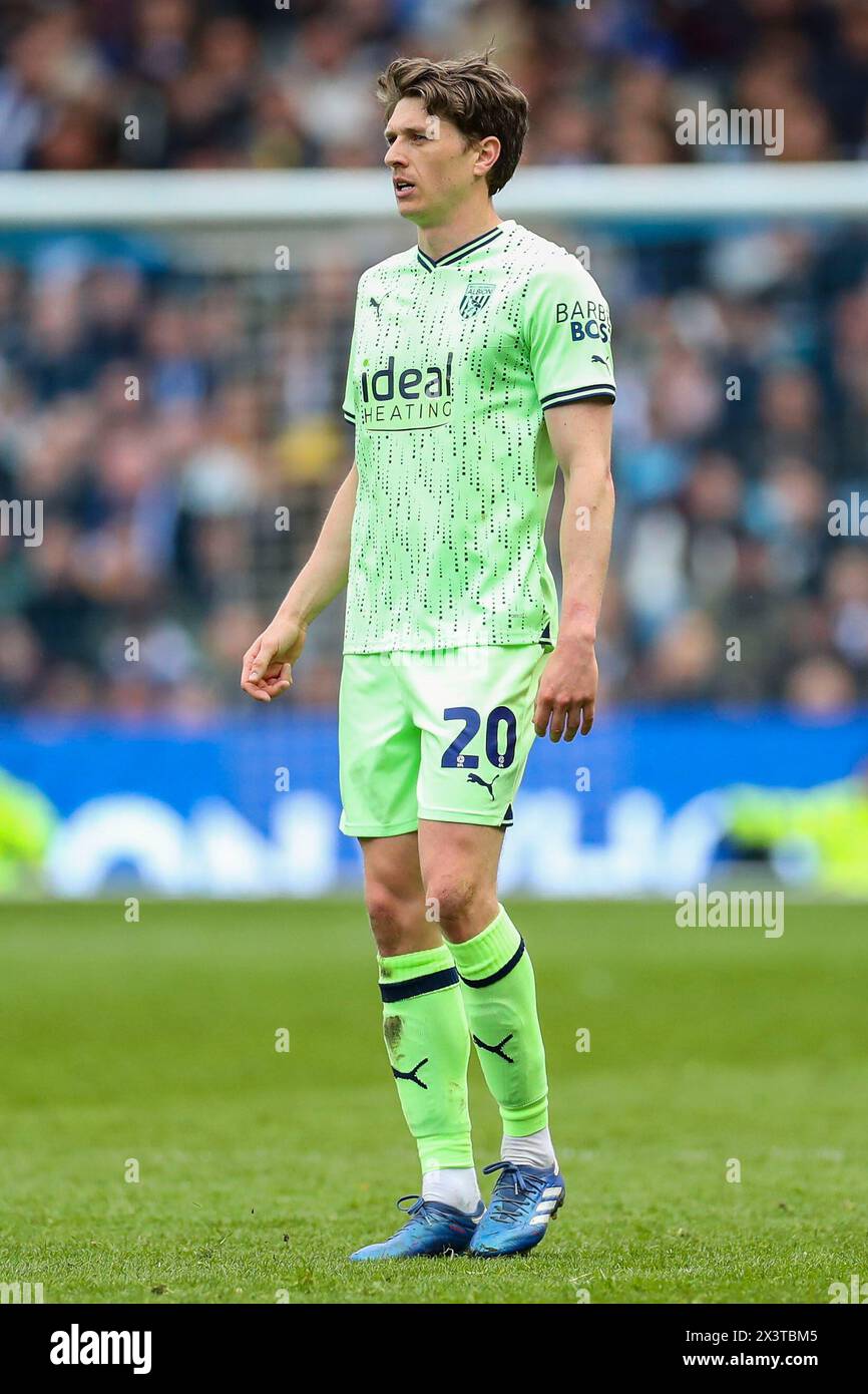 Sheffield, UK. 27th Apr, 2024. West Bromwich Albion midfielder Adam ...