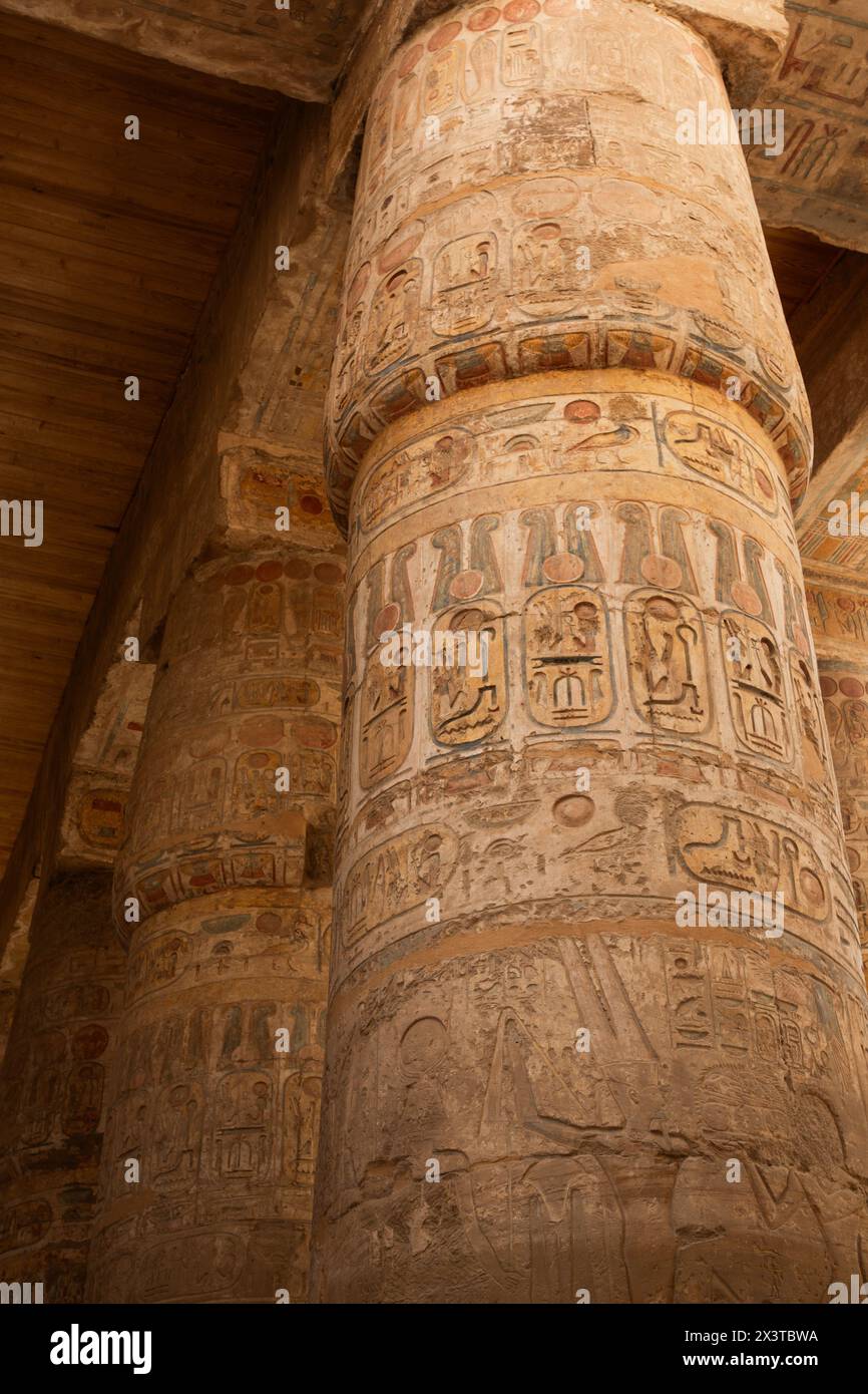 The Great Papyrus Columns, Hypostyle, Karnak Temple Complex, UNESCO ...