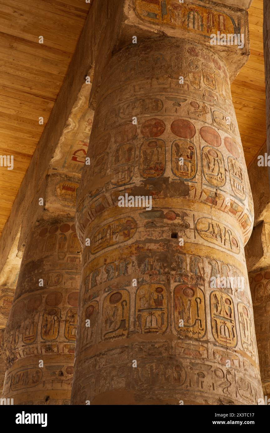 The Great Papyrus Columns, Hypostyle, Karnak Temple Complex, UNESCO ...