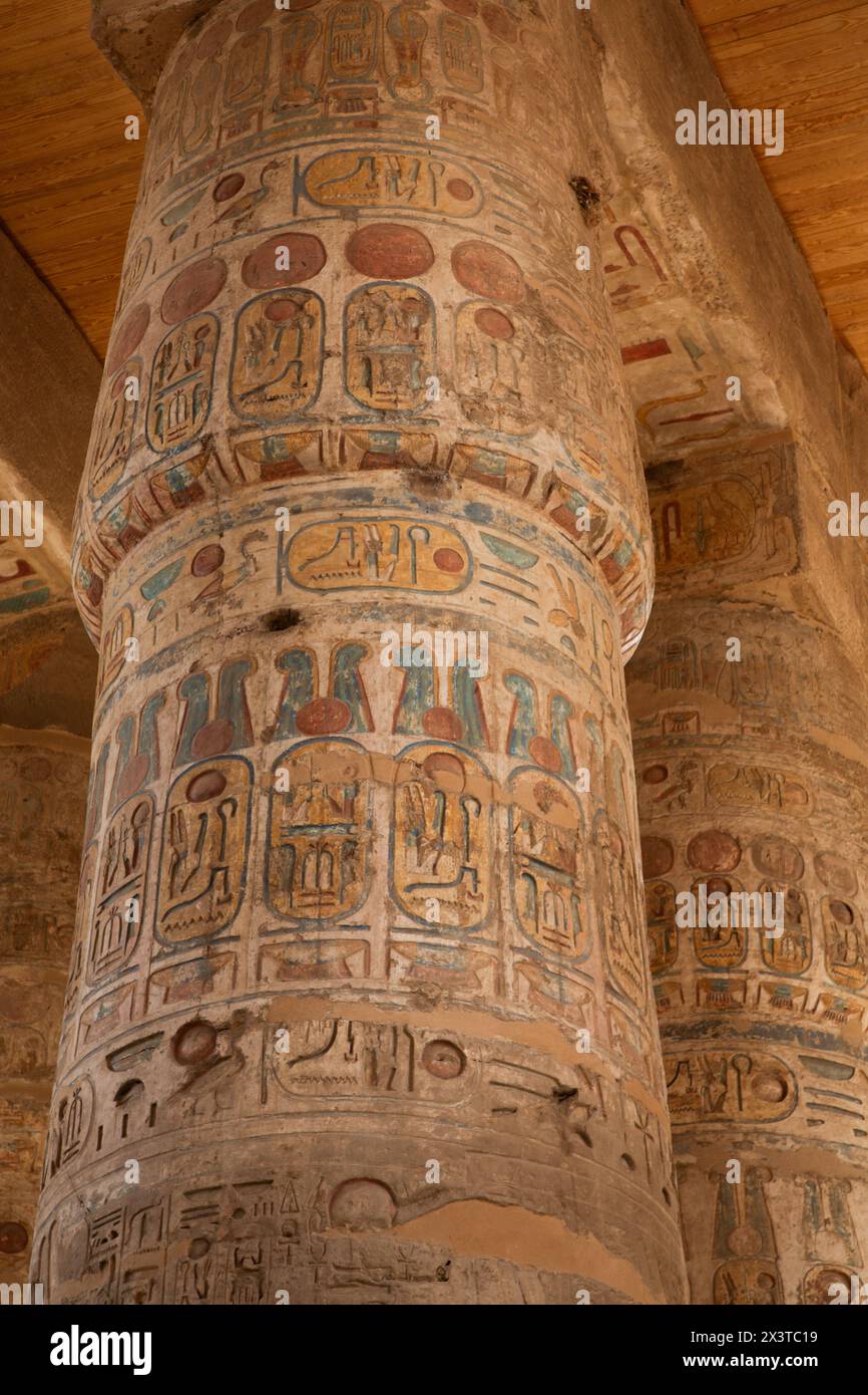 The Great Papyrus Columns, Hypostyle, Karnak Temple Complex, UNESCO ...