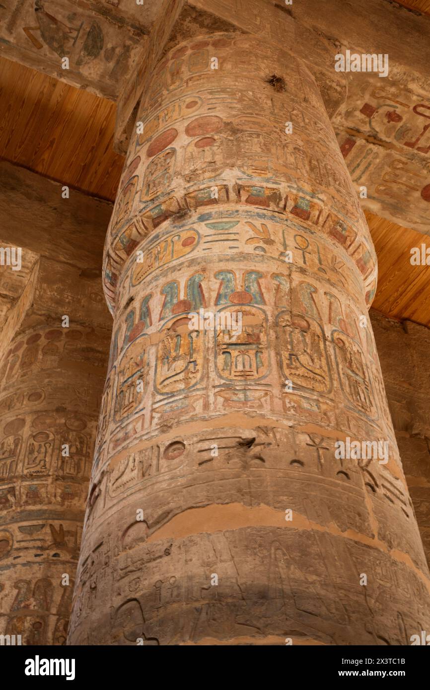 The Great Papyrus Columns, Hypostyle, Karnak Temple Complex, UNESCO ...