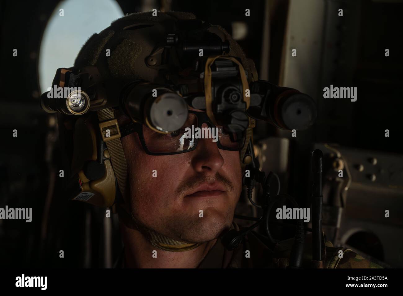 U.S. service members of the 82nd Expeditionary Rescue Squadron practice ...