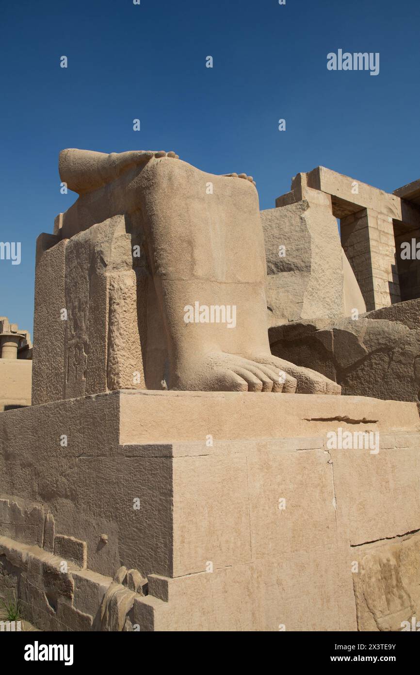 Colossus of ramesses hi-res stock photography and images - Alamy