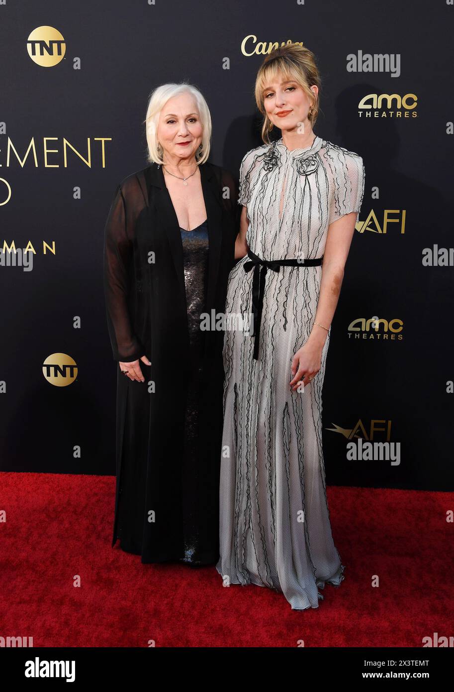 HOLLYWOOD, CALIFORNIA - APRIL 27: (L-R) Mimi Leder and Hannah Leder ...