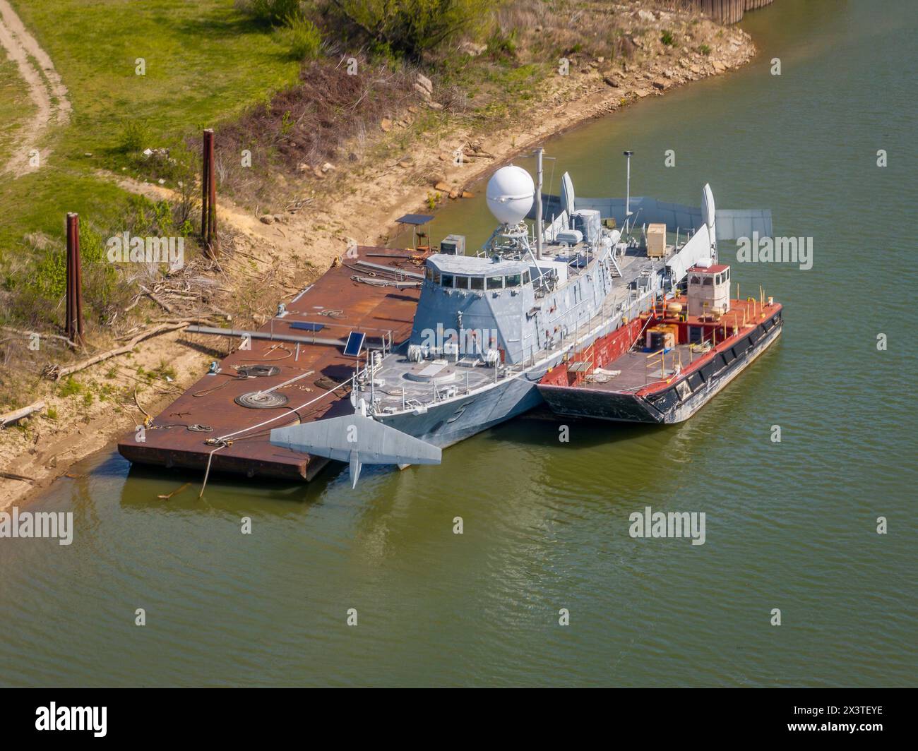 Gasconade, MO, USA - April 21, 2024: USS Aries (PHM-5), decommissioned ...