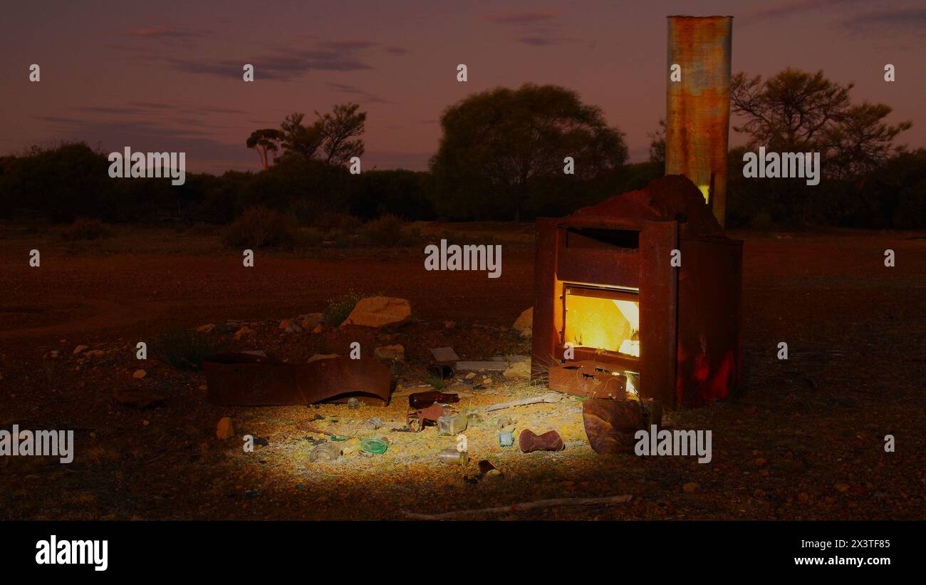 Campfire painting hi-res stock photography and images - Alamy