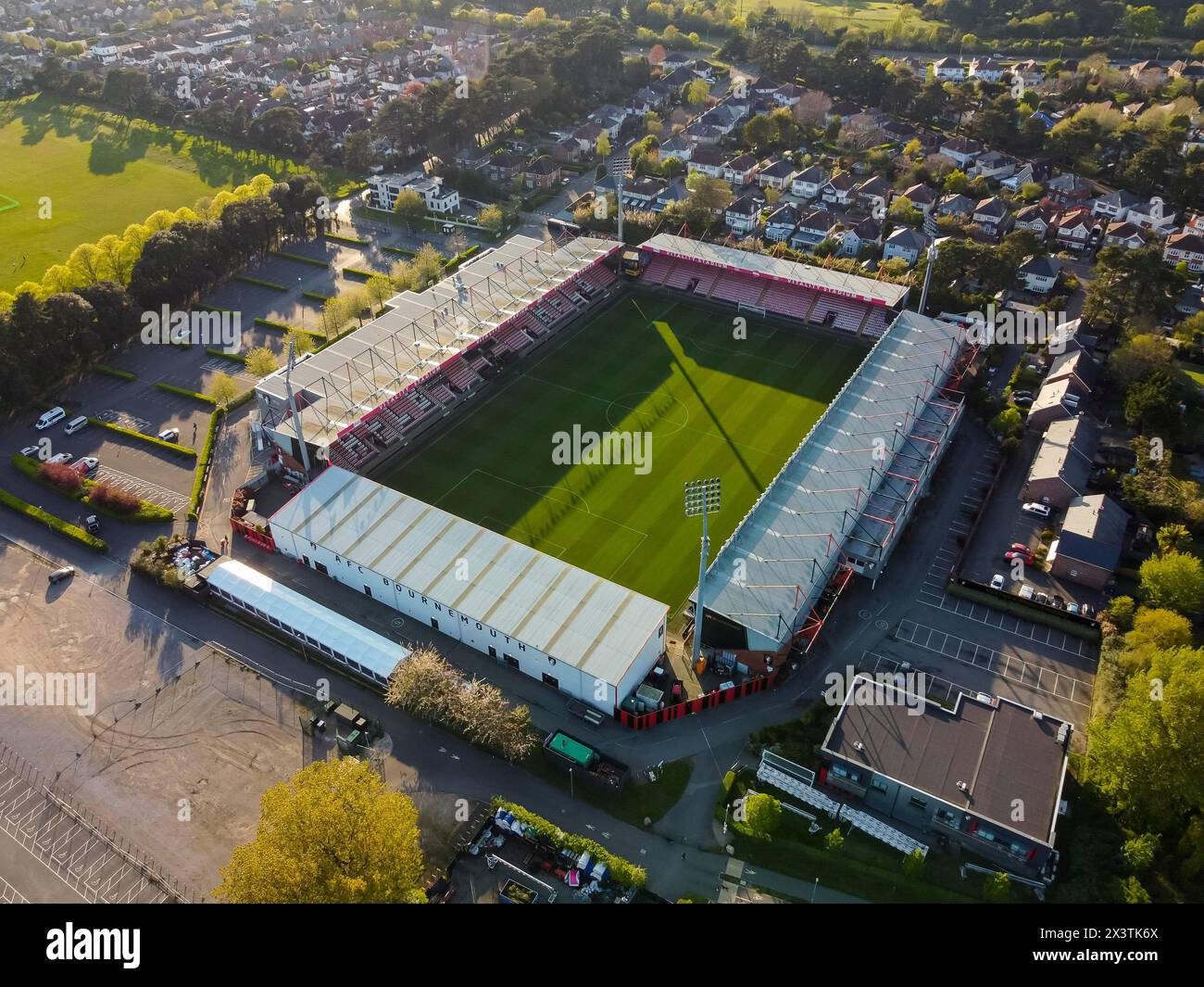 Bournemouth, Dorset, UK. 28th April 2024. General Aerial view of the ...