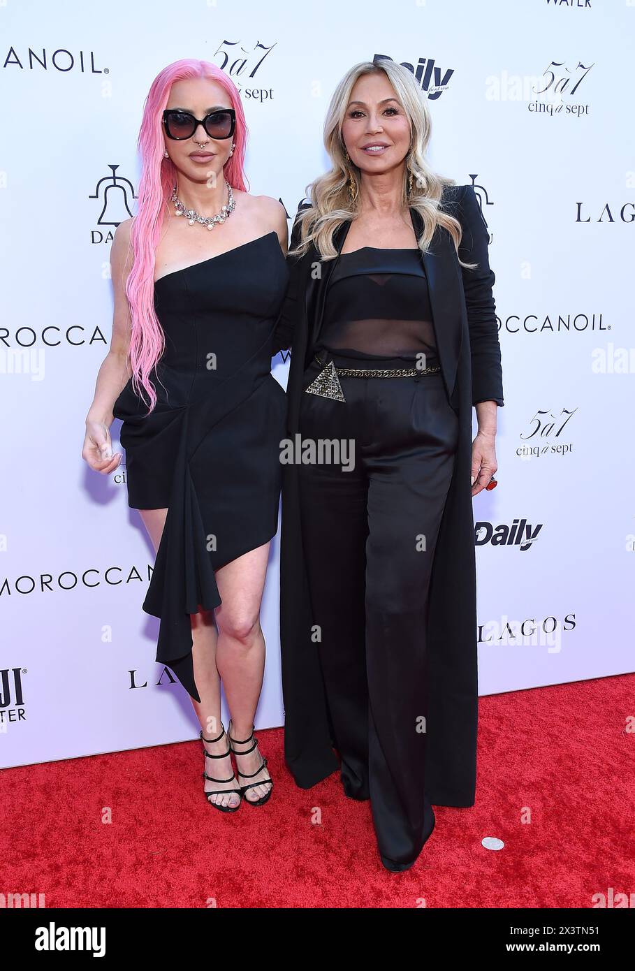 Beverly Hills, USA. 28th Apr, 2024. Claudia Soare and Anastasia Soare ...