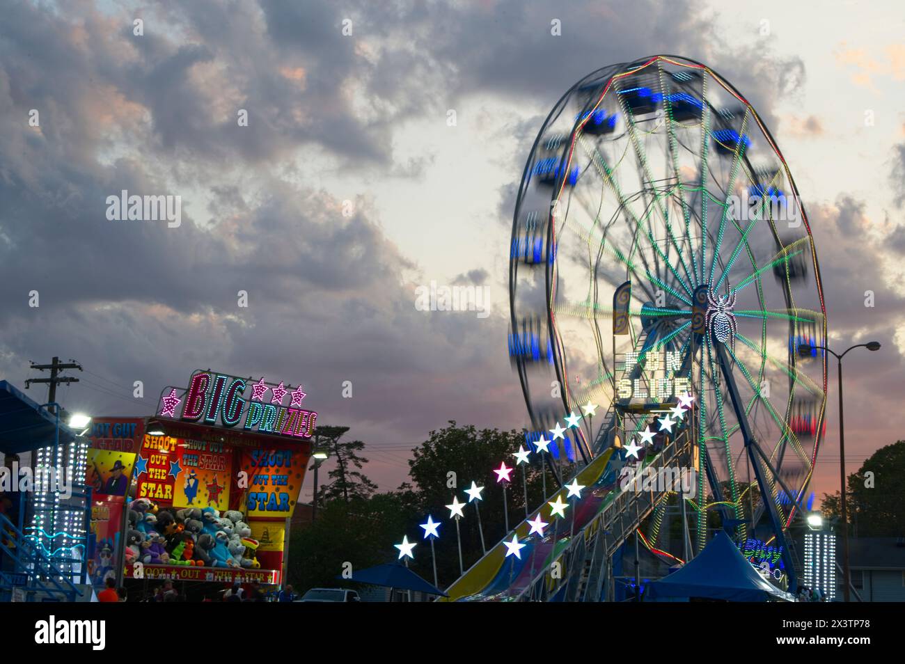 USA; 04-28-2024: The Apple Blossom Carnival Powers Great American ...