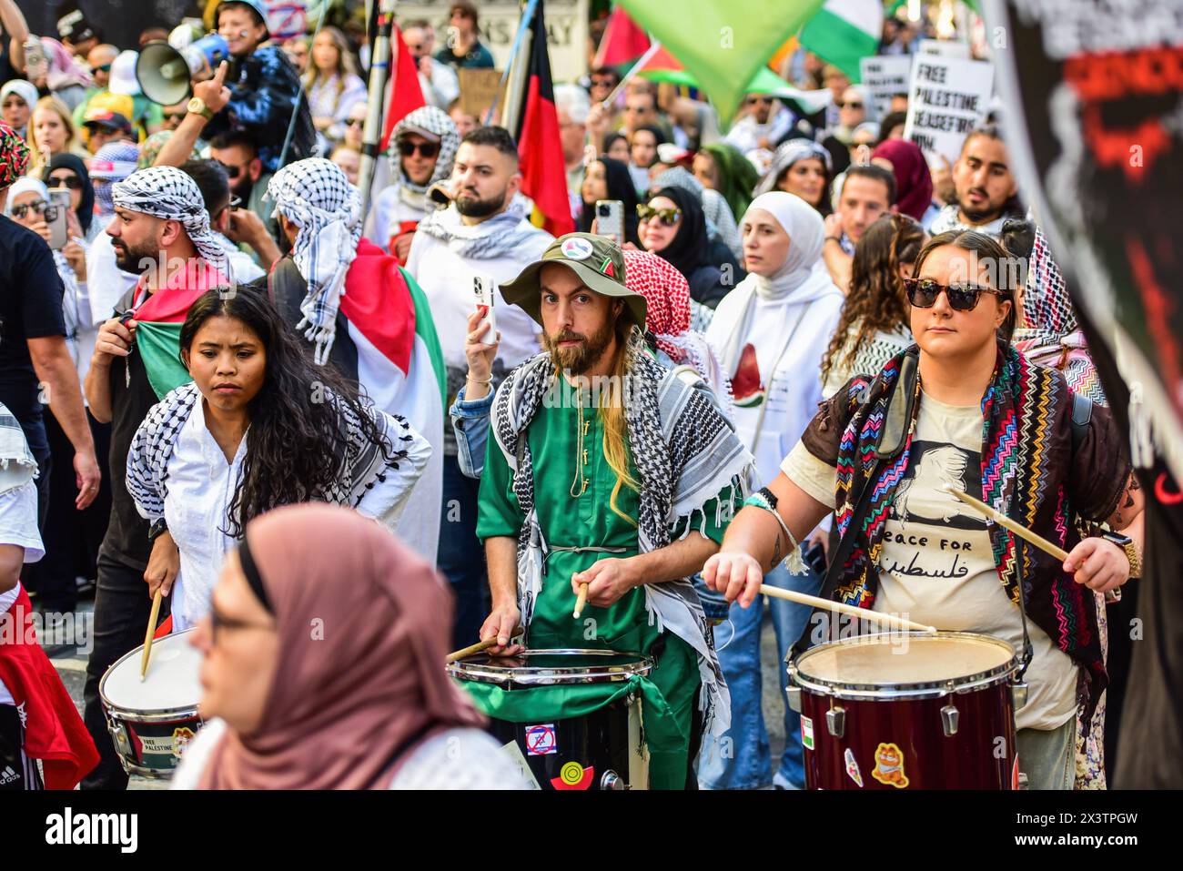 Pro palestine demonstration australia hi-res stock photography and ...