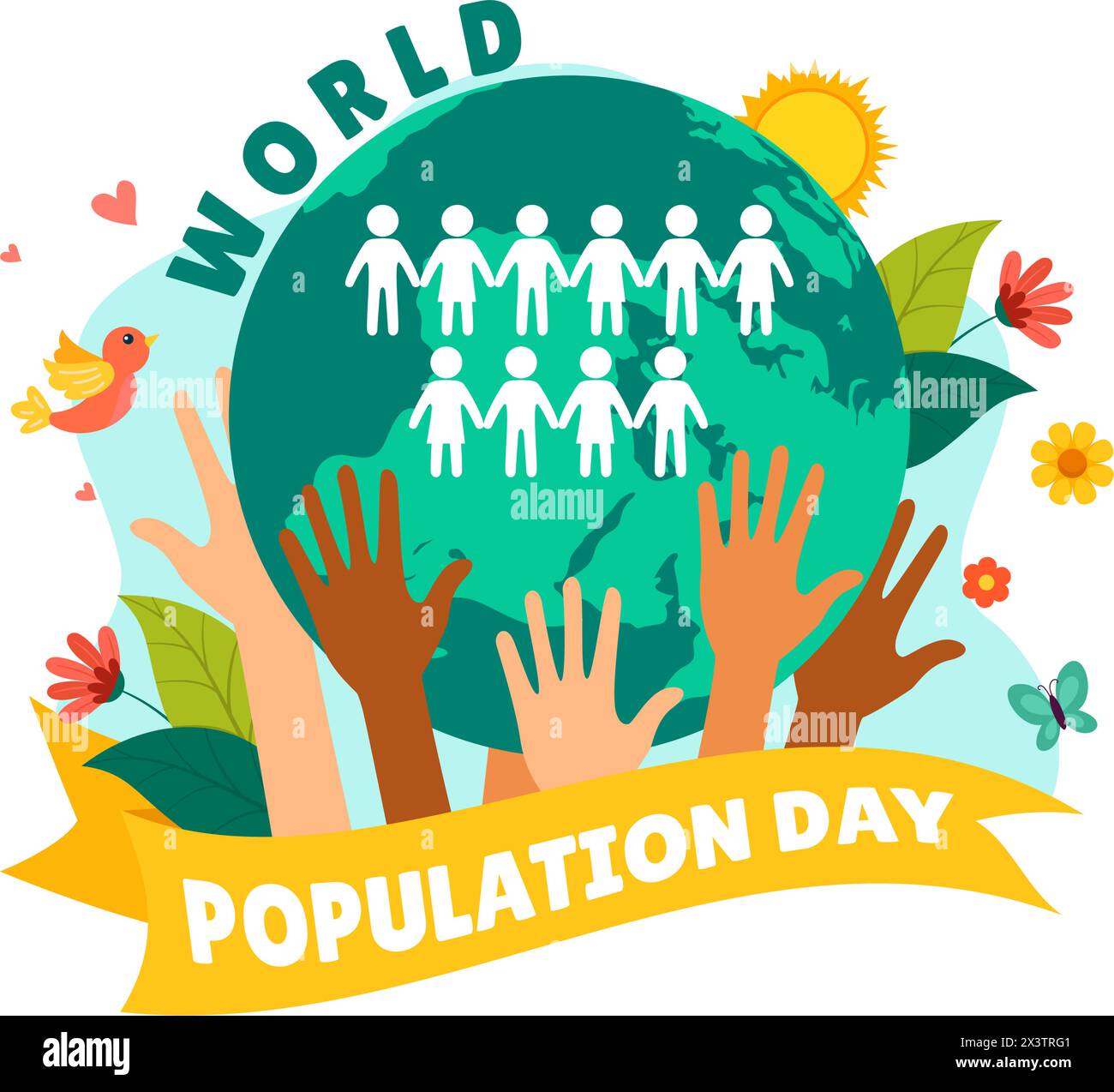 World population map Cut Out Stock Images & Pictures - Alamy