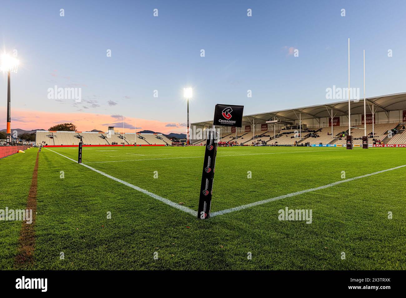 Christchurch, New Zealand, 26 April, 2024. A general view of the Apollo ...