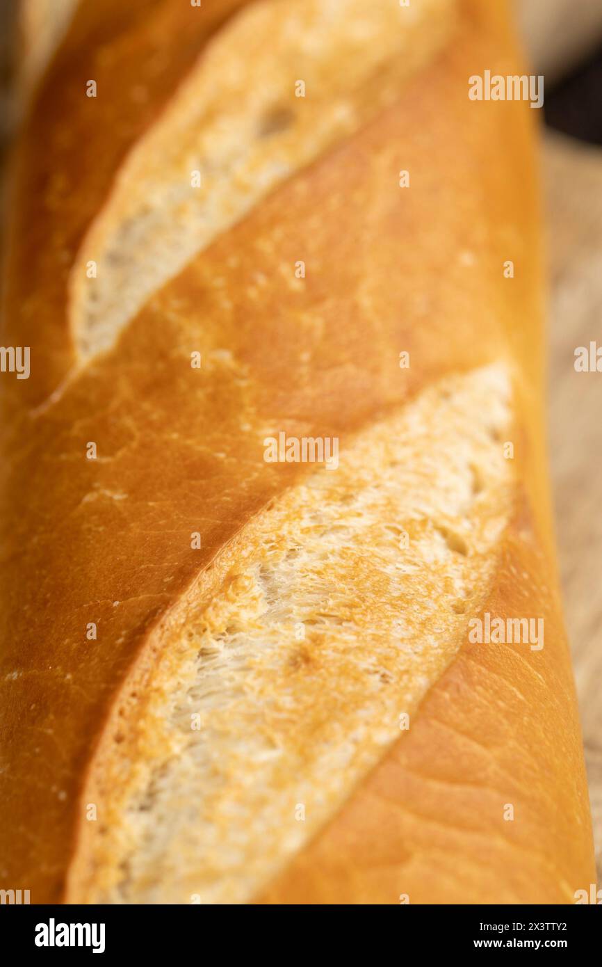 soft wheat long bread, wheat soft bread for sandwiches Stock Photo - Alamy
