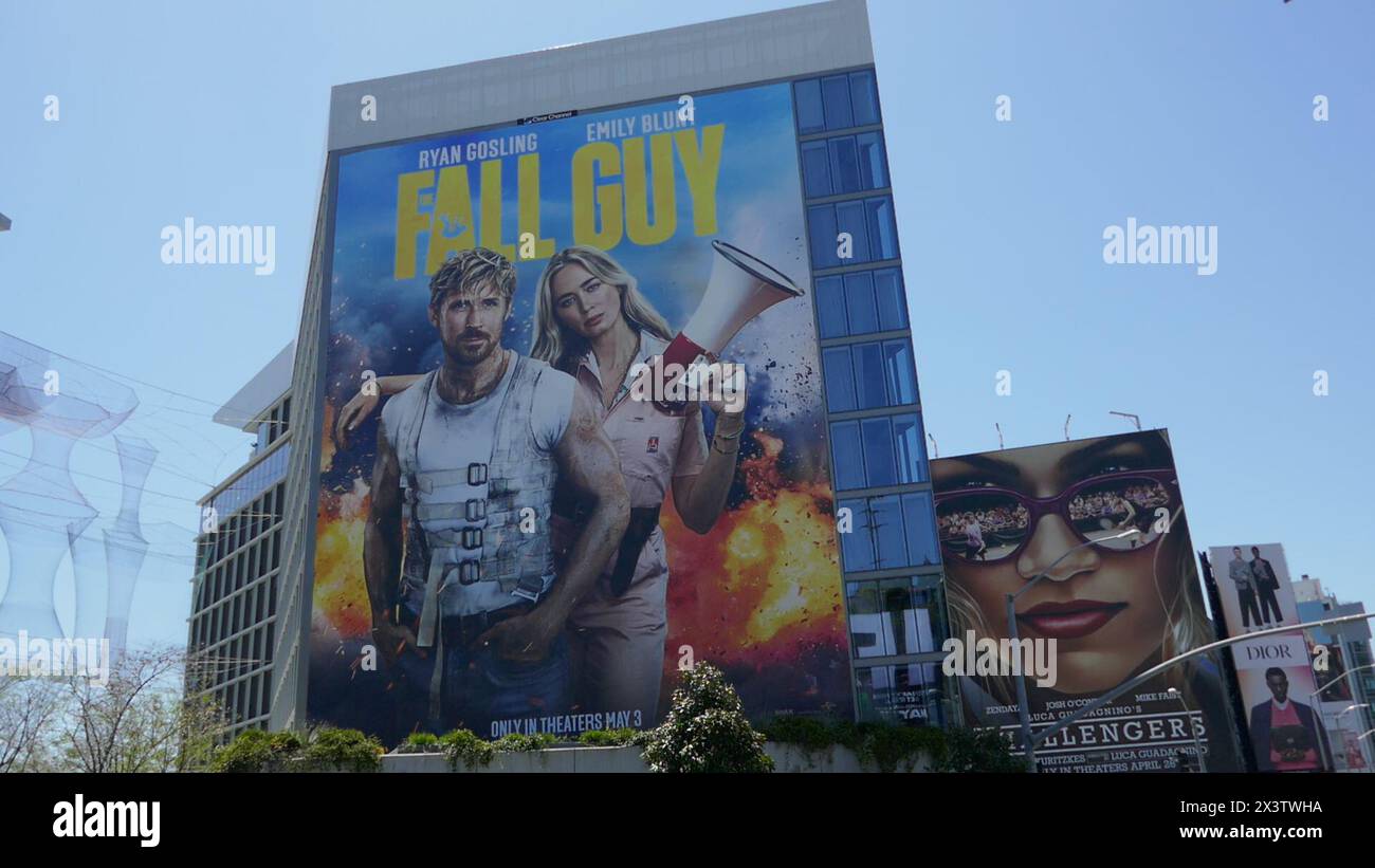 Los Angeles, California, USA 28th April 2024 The Fall Guy Billboard and ...