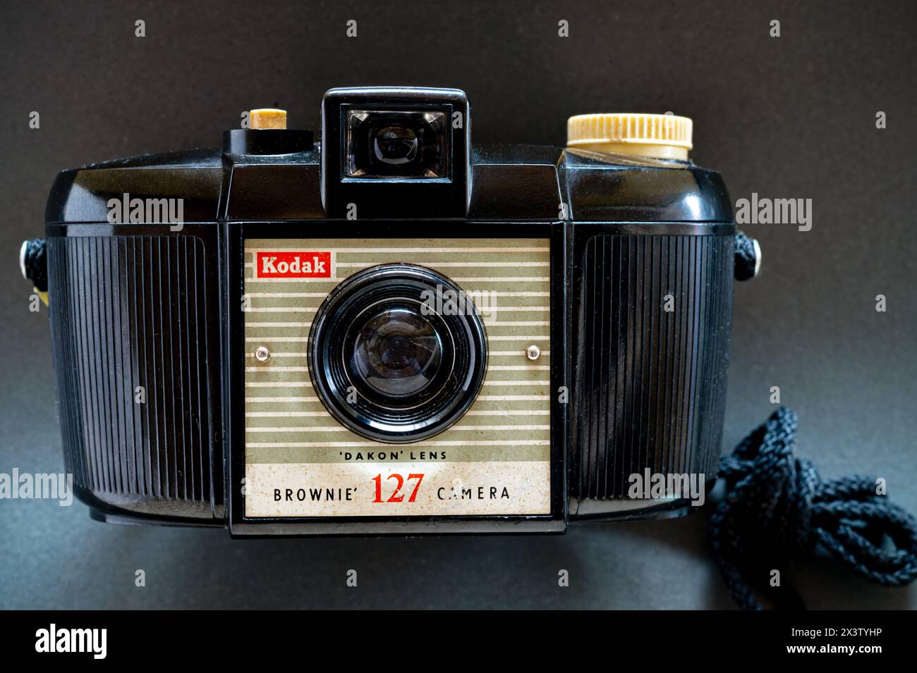 05 30 2017 Vintage Old classic Kodak Brownie 127 film camera isolated ...