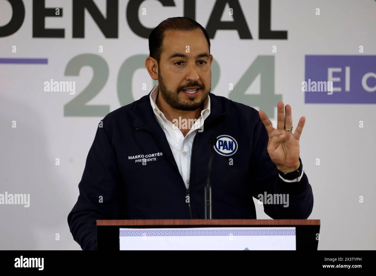 Mexico City, Mexico. 28th Apr, 2024. President of the National Action ...