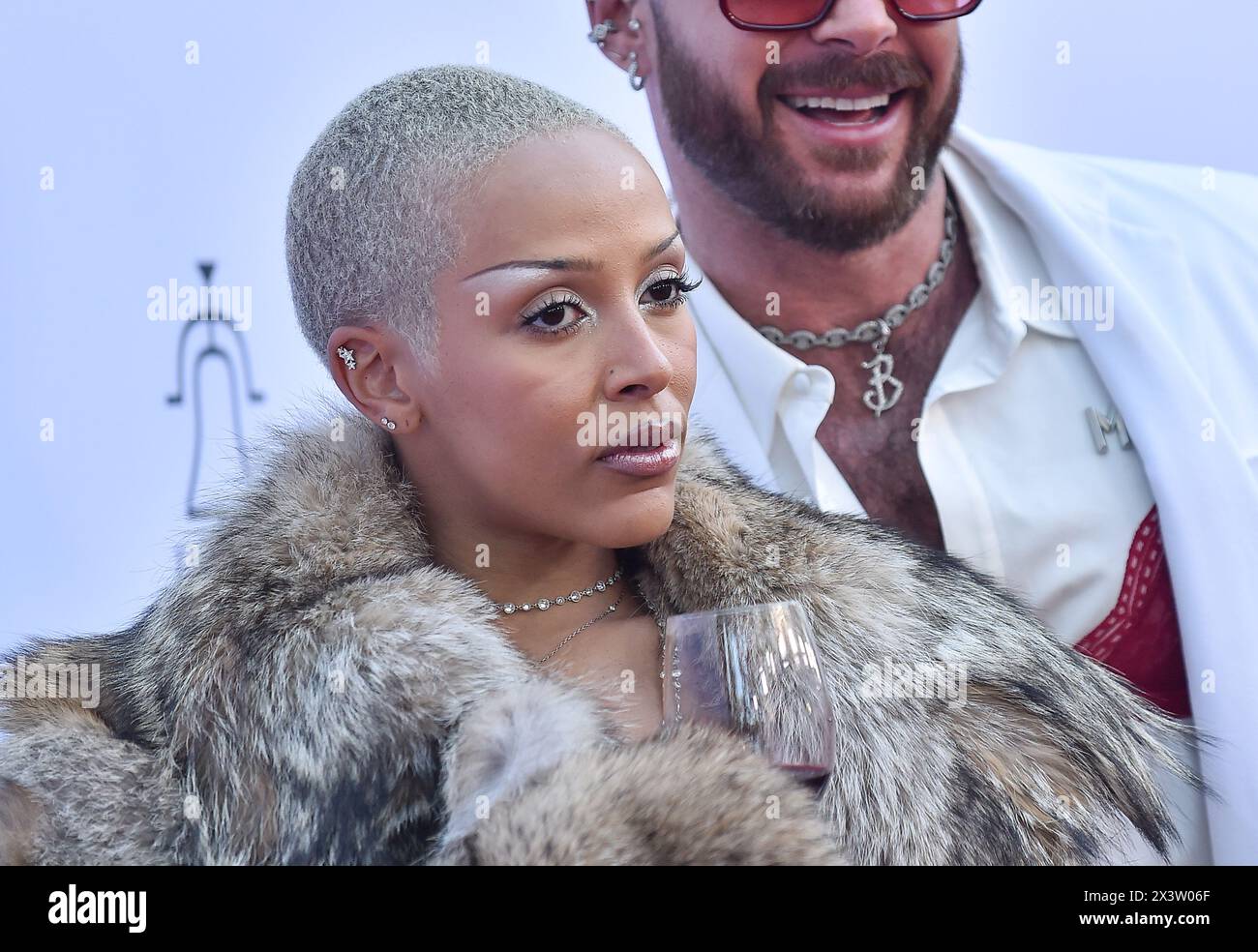 Beverly Hills, USA. 28th Apr, 2024. Brett Alan Nelson and Doja Cat ...