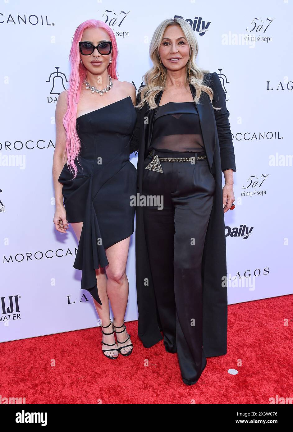 Beverly Hills, USA. 28th Apr, 2024. Claudia Soare and Anastasia Soare ...