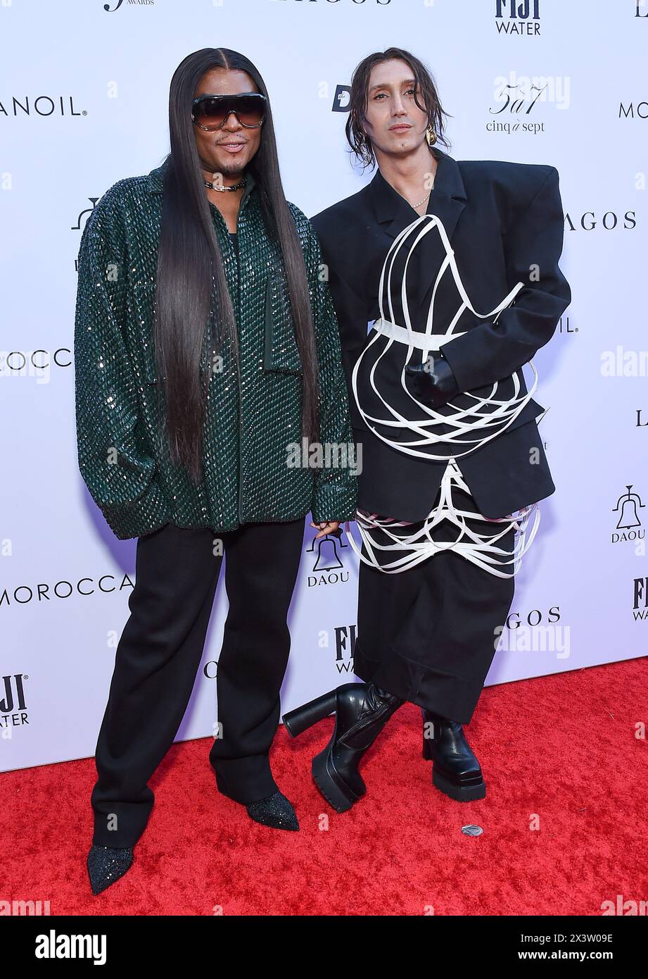 Beverly Hills, USA. 28th Apr, 2024. Law Roach and Adir Abergel arriving ...