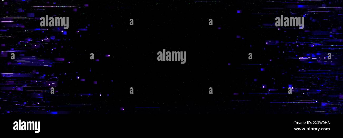 Glitch tv effect for game screen video background. Abstract vhs noise ...