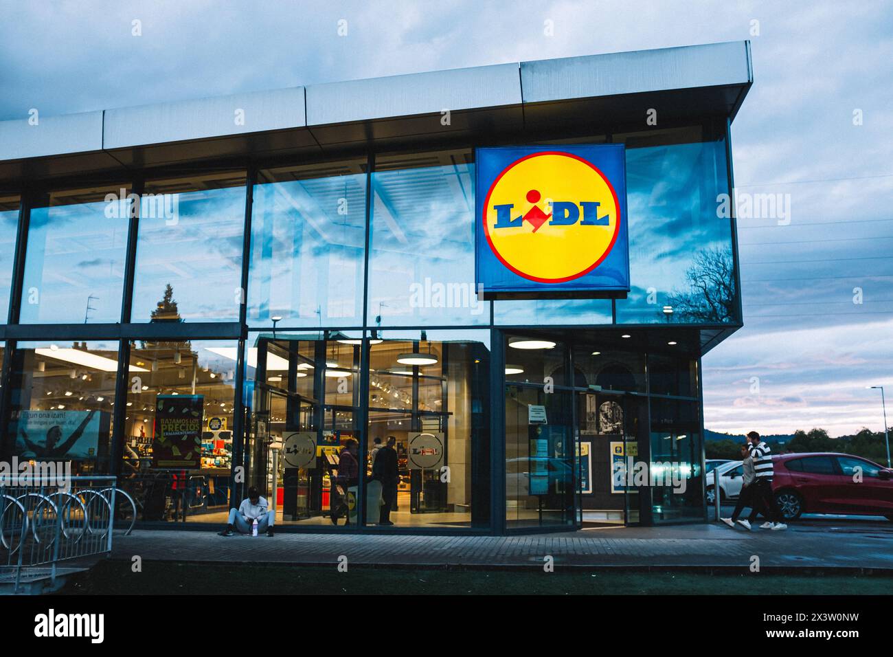 Photo lidl supermarket entrance hi-res stock photography and images - Alamy