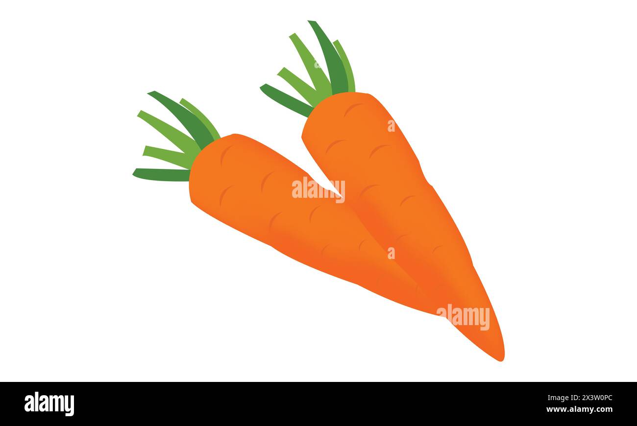 Carrot vector vectors hi-res stock photography and images - Alamy