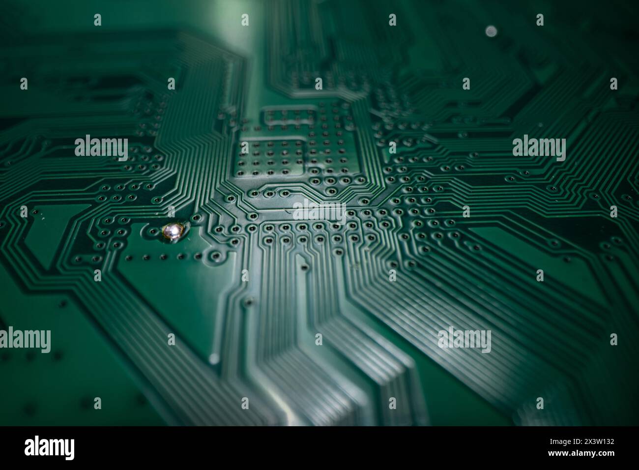Electronic circuit board closeup. Electronic motherboard card. Circuitry and close-up on ...