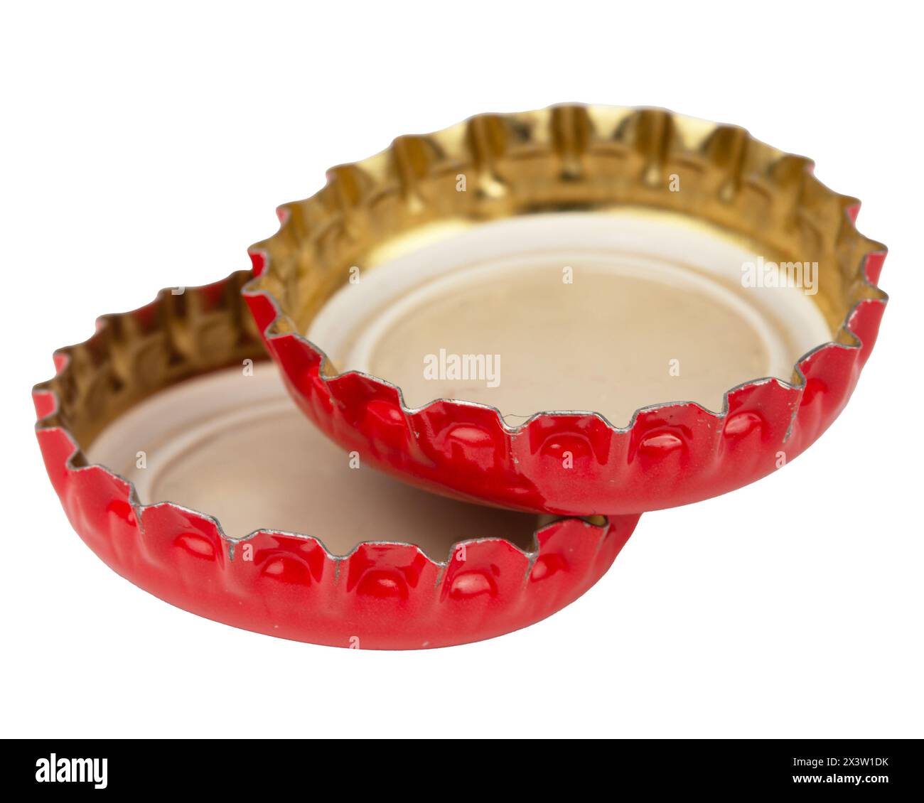 metal cork isolated on white background Stock Photo - Alamy