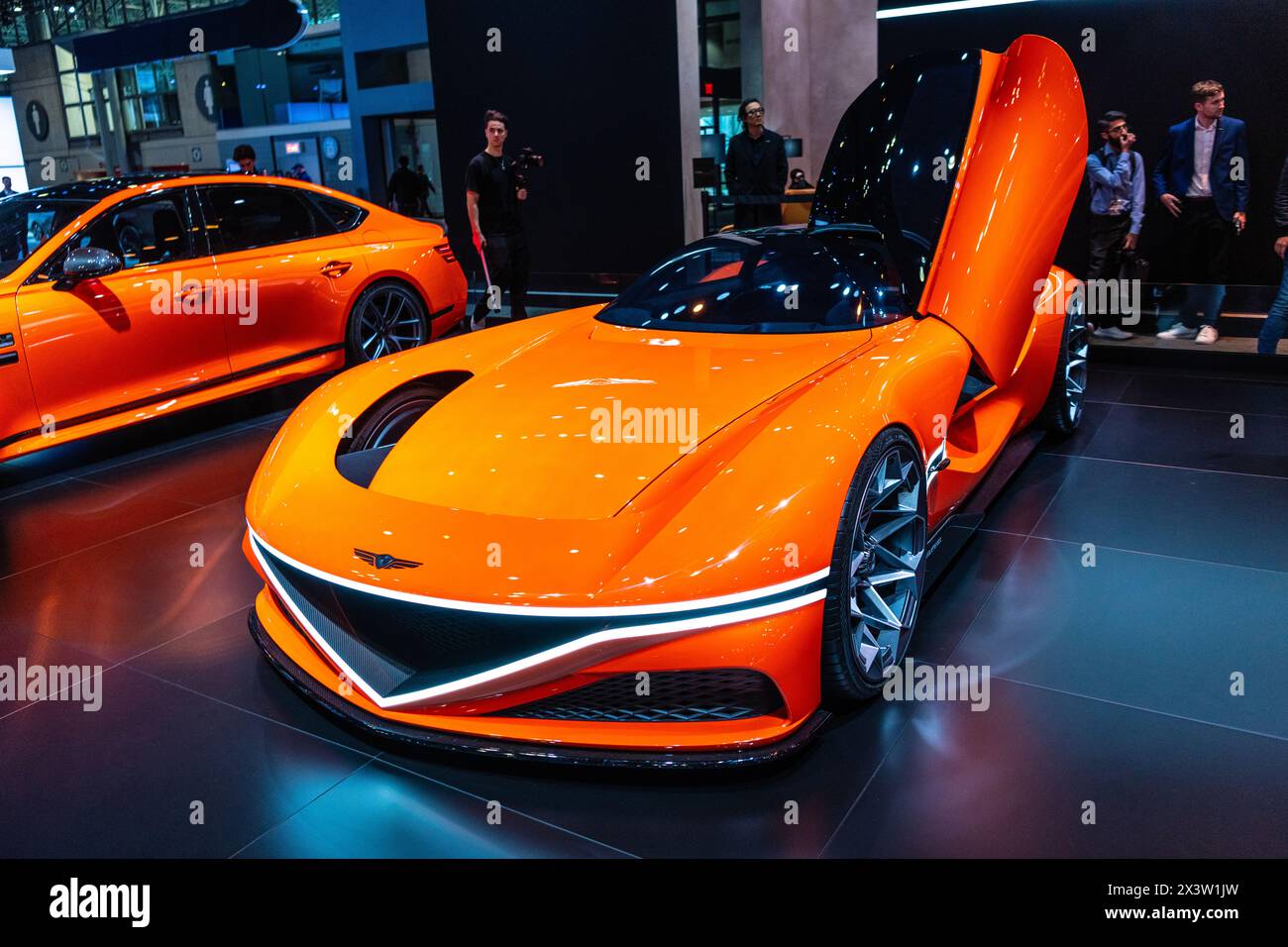 New York City, USA - March 27, 2024: Genesis X Gran Berlinetta Concept ...