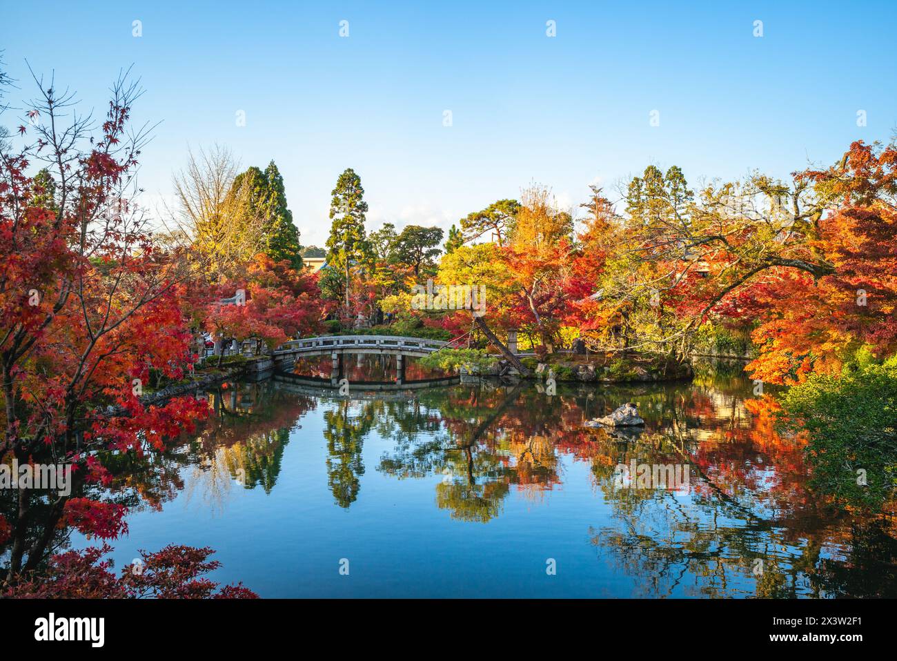 autumn foliage at Eikando Zenrinji Temple in Kyoto, Kansai, Japan Stock ...