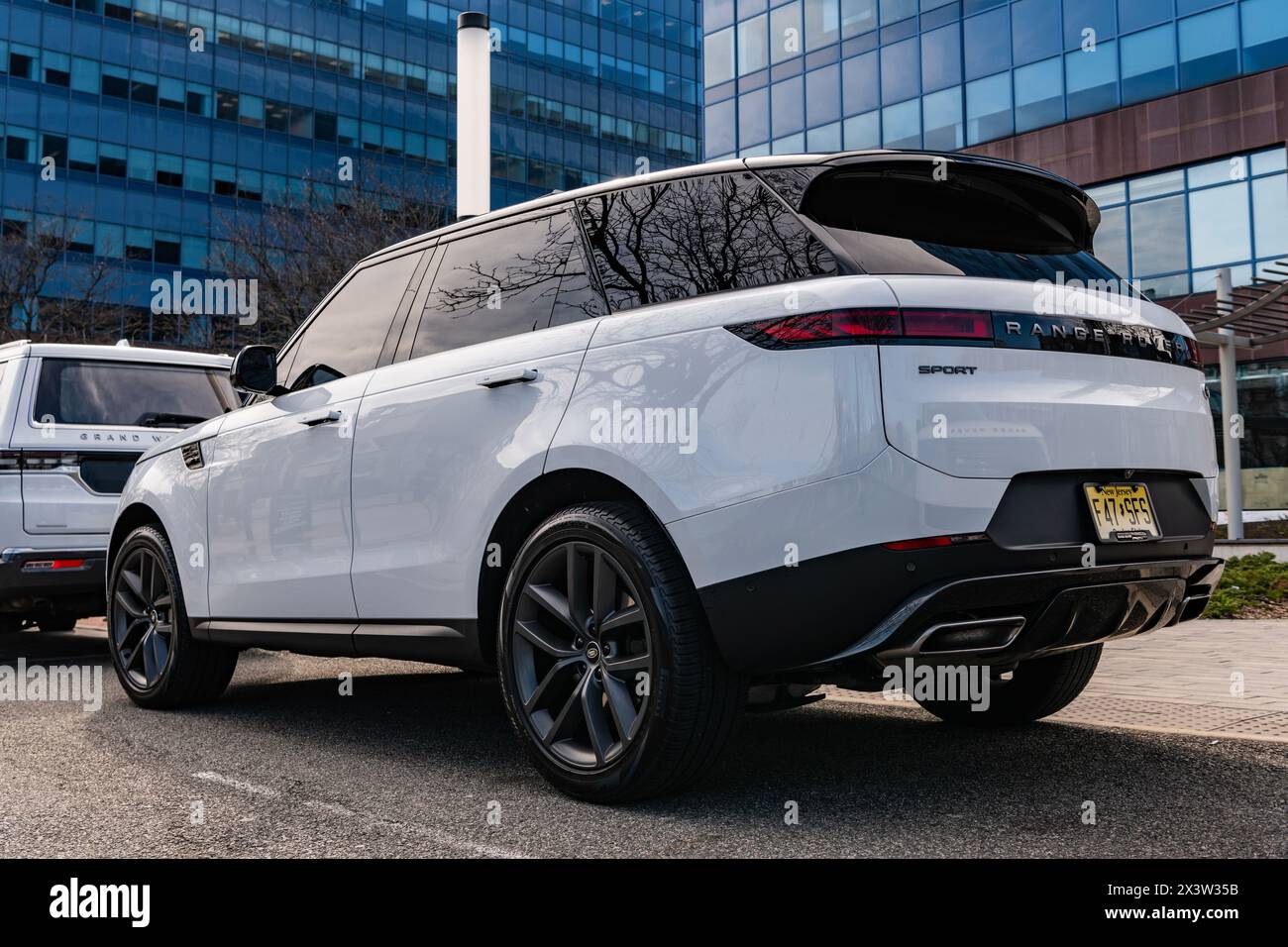 New York City, USA - March 31, 2024: 2024 Land Rover Range Rover Sport ...