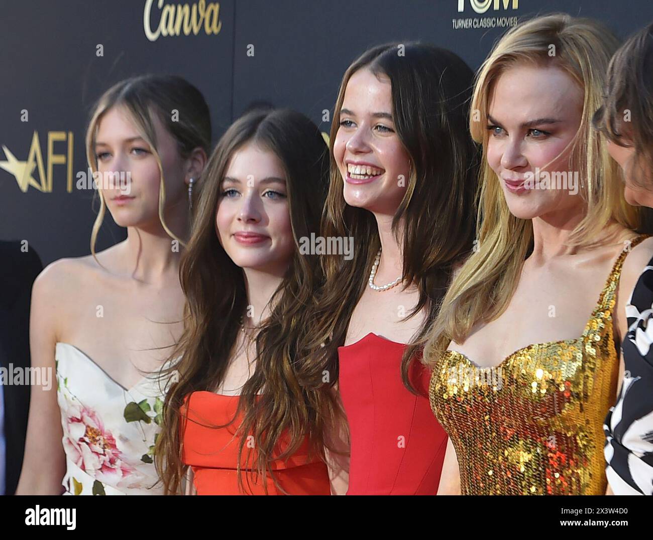 Sunday Rose Kidman-Urban, Faith Margaret Kidman-Urban, Sybella Hawley ...