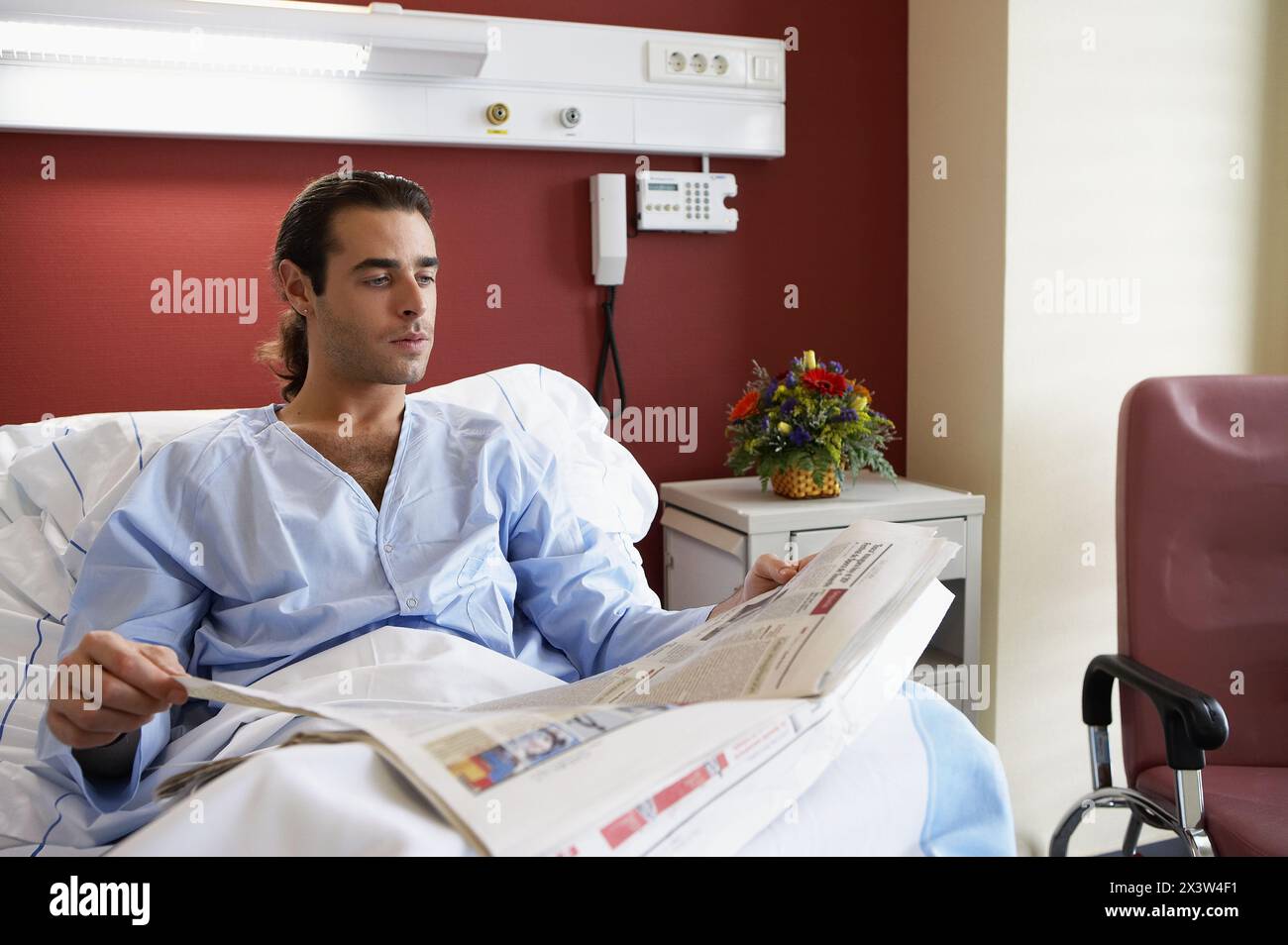 Patient in hospitalization Stock Photo - Alamy