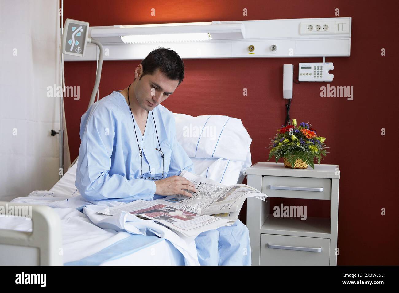 Patient in hospitalization Stock Photo - Alamy