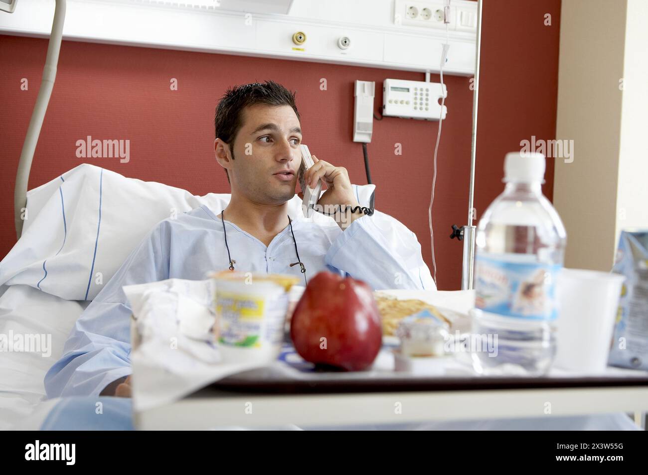 Patient in hospitalization Stock Photo - Alamy