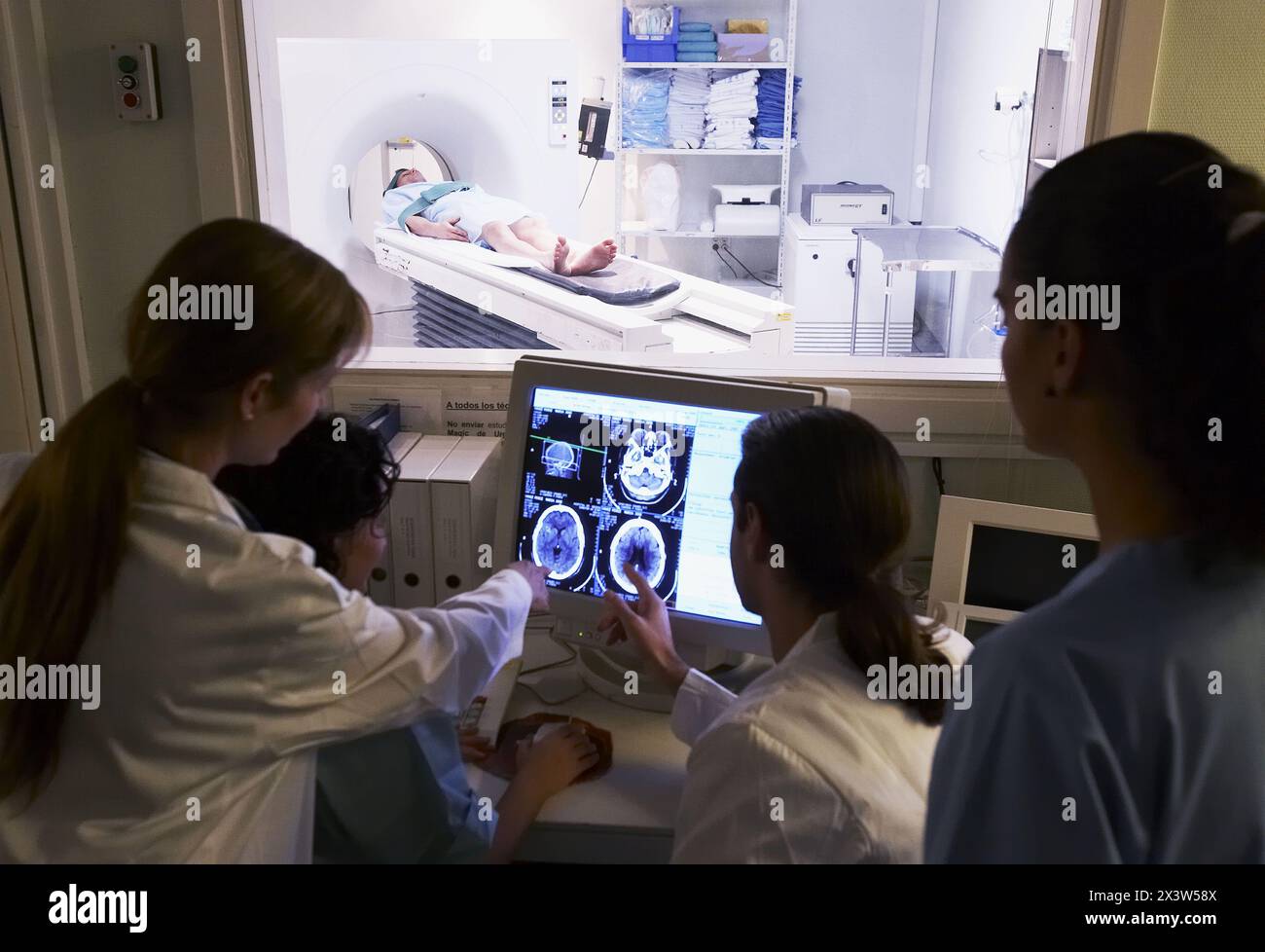 CAT (Computerized Axial Tomography), medical imaging for diagnosis ...