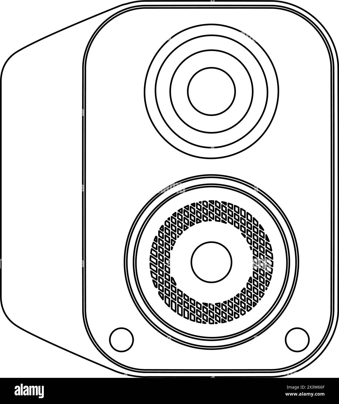 Bookshelf speaker Stock Vector Images - Alamy