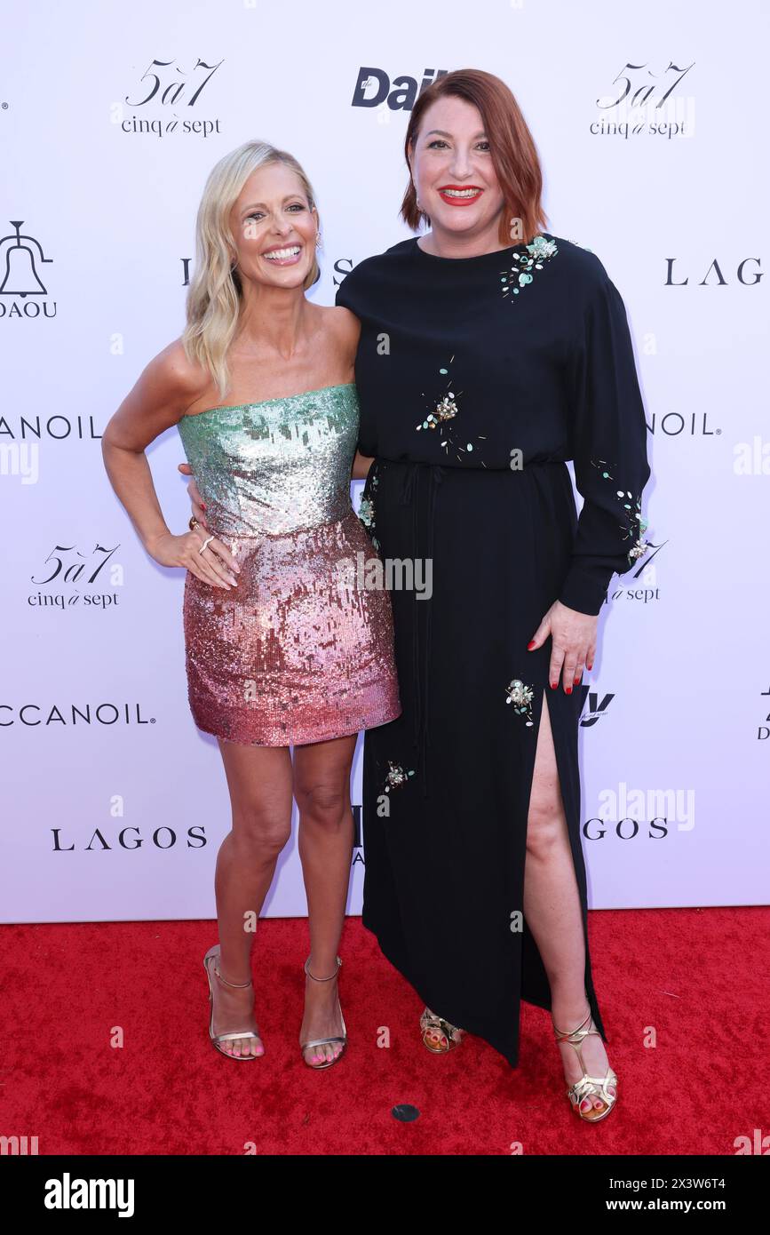 Beverly Hills, USA. 28th Apr, 2024. Sarah Michelle Gellar and Rachel ...