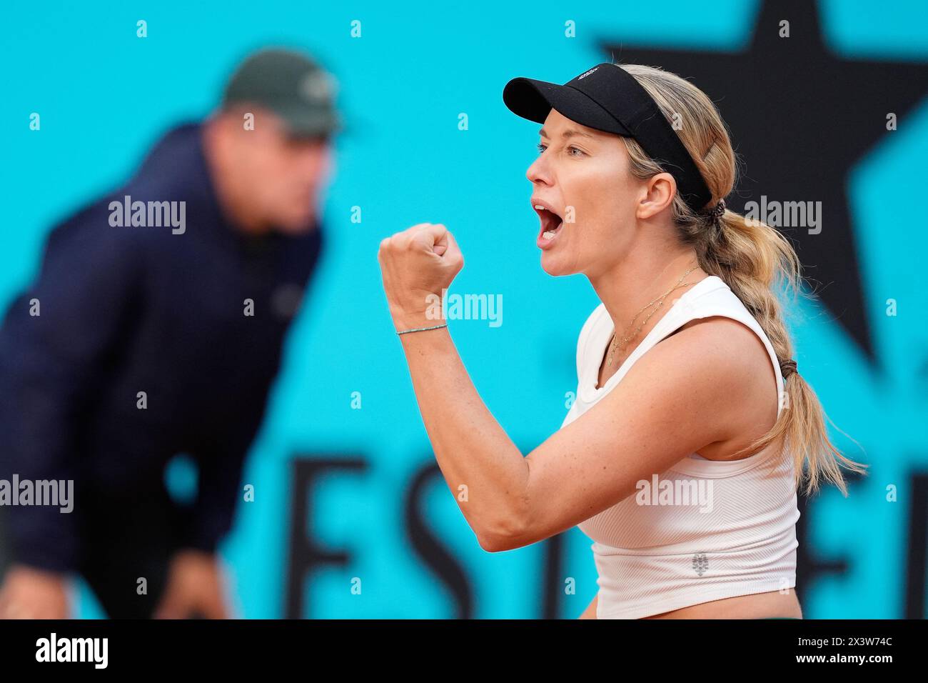 Danielle Collins of Unites States in action against Jaqueline Cristian ...