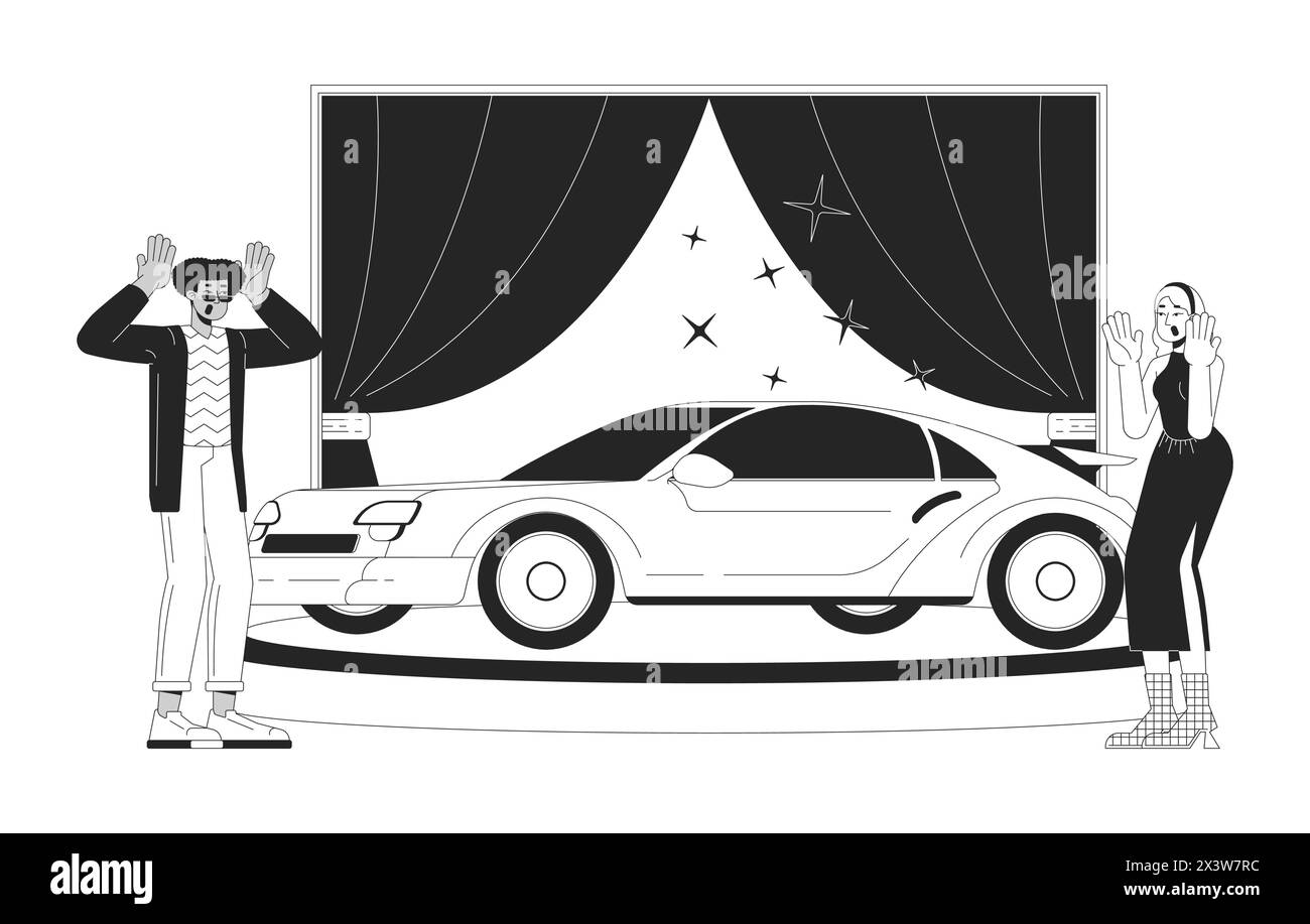 Young black man buying car Cut Out Stock Images & Pictures - Alamy