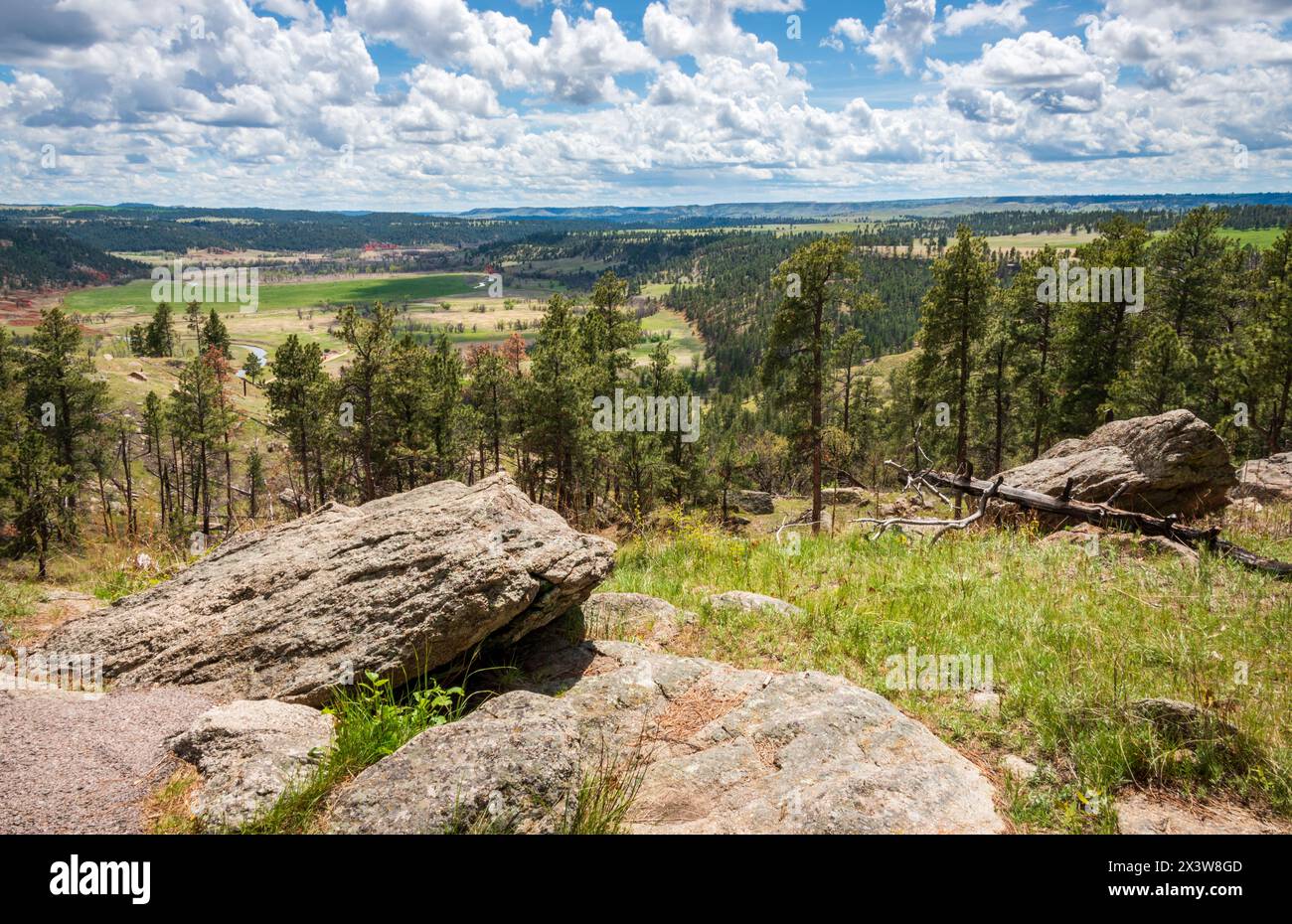 The Rugged Landscape at Devils Tower National Monument, Butte in ...