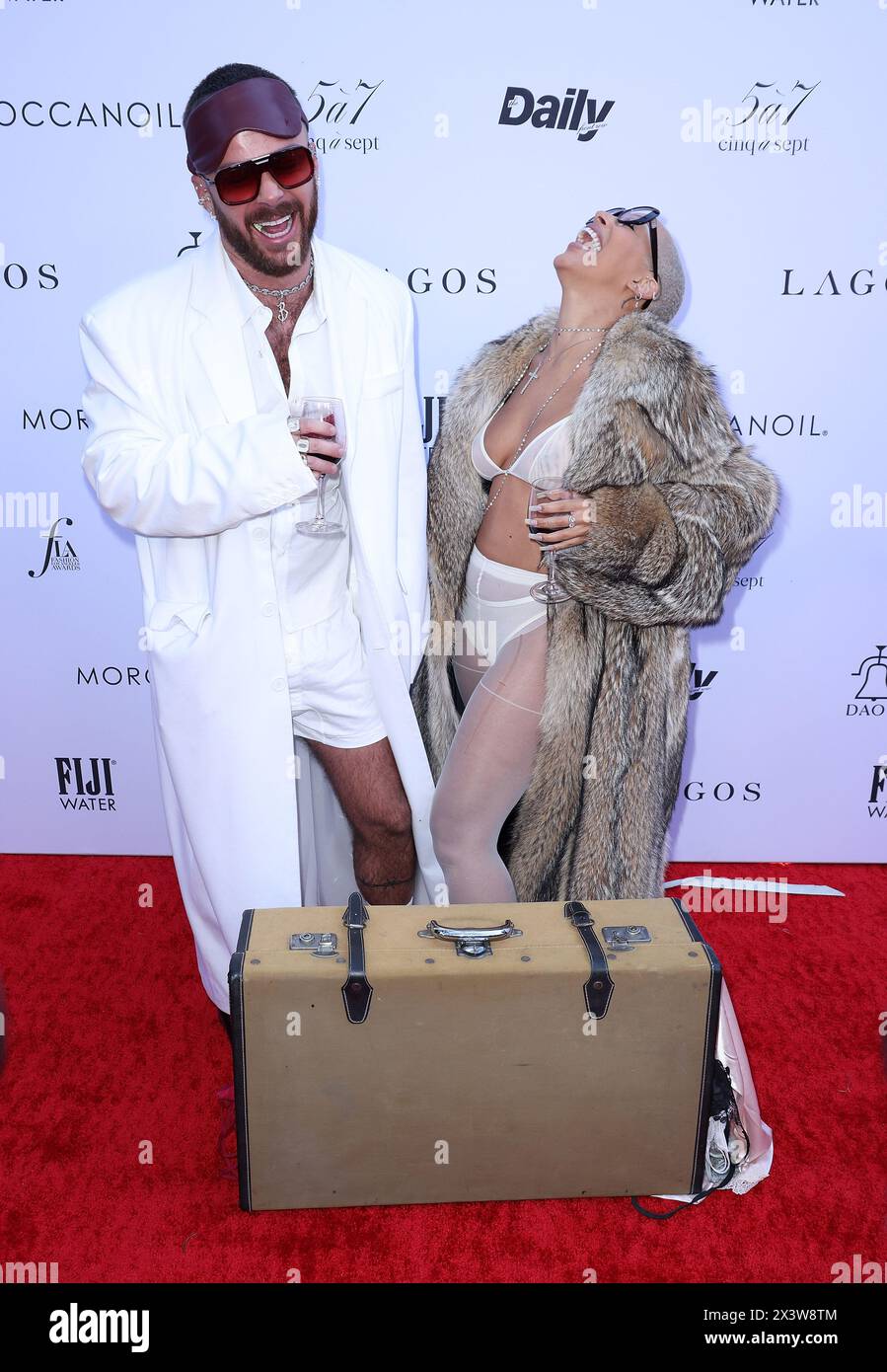 Beverly Hills, USA. 28th Apr, 2024. Brett Alan Nelson and Doja Cat ...