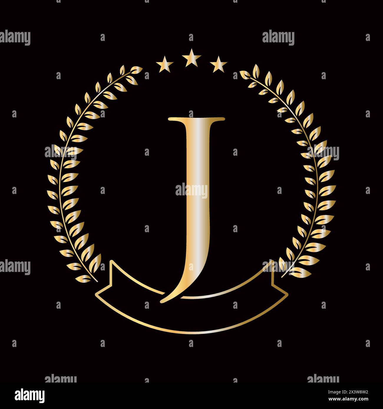 Initial Letter J Logo Concept For Education, University And Academy ...